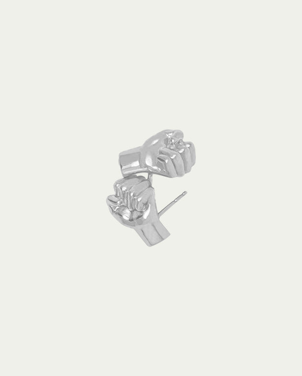 ALL POWER FIST STUD EARRINGS – JOHNNY NELSON